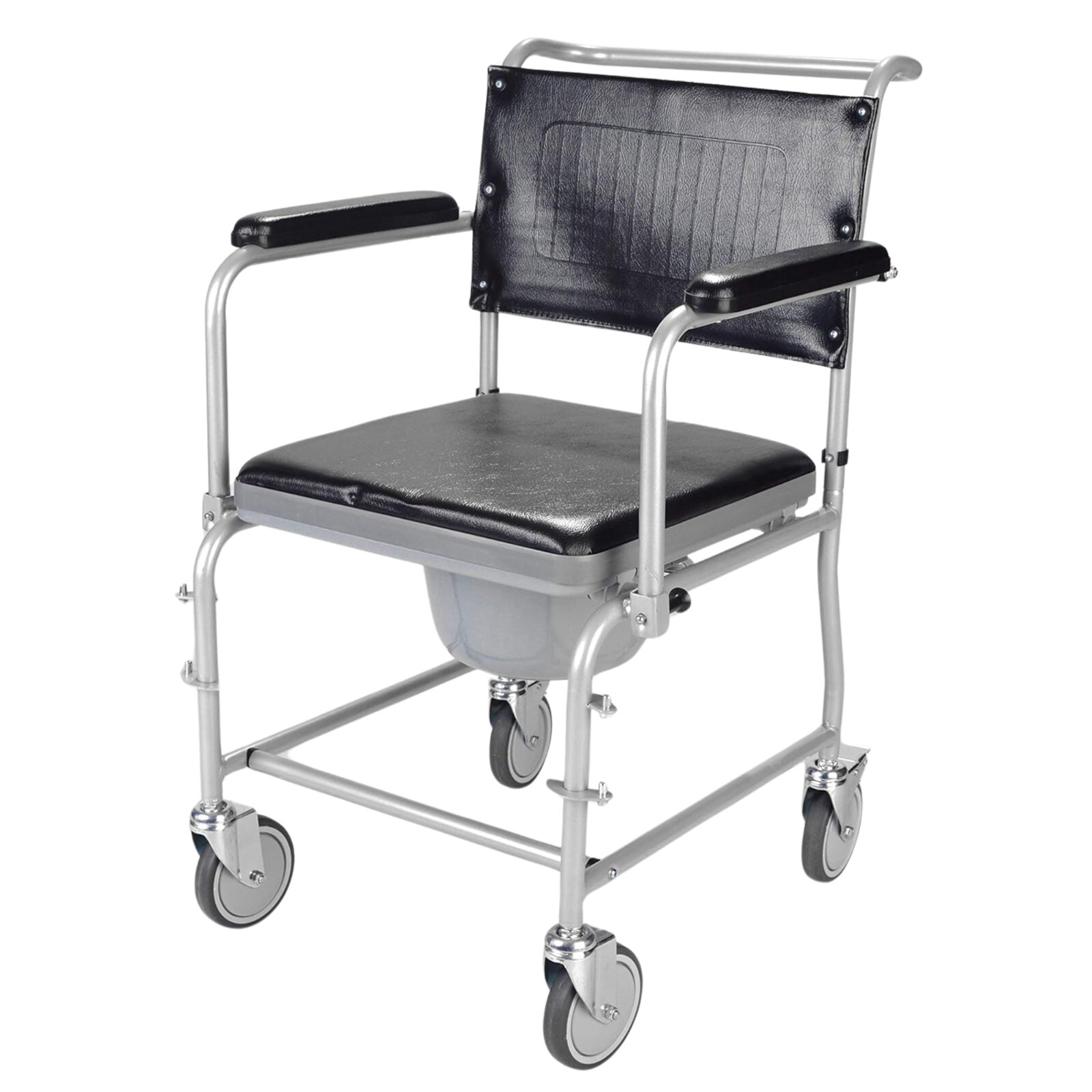 Drive Mobile wheeled glideabout toilet commode chair wheelchair with ...