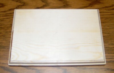 Unfinished Wood Plaque - Wooden Base Stand - 7 x 11 x 3/4 Inches | eBay