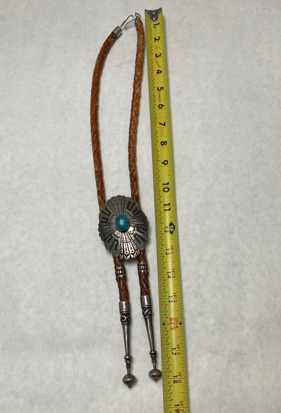 Vintage Thomas Singer Large Turquoise Sterling Silver… - Gem