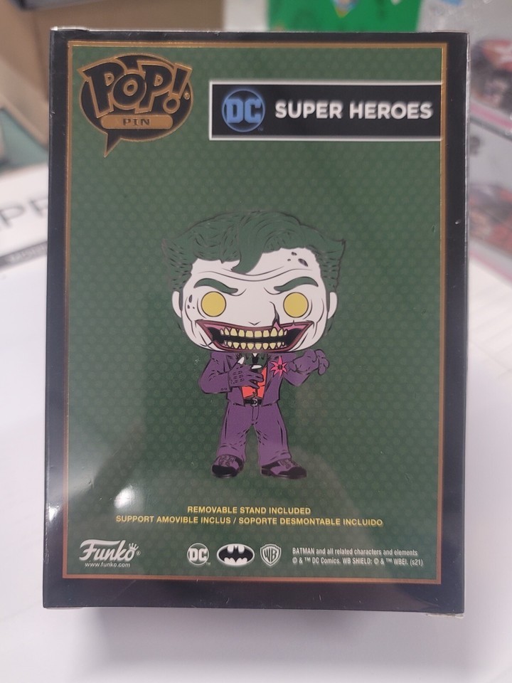 Funko Pop Pin DC Super Heroes The Joker Dceased Gamestop Exclusive! | eBay