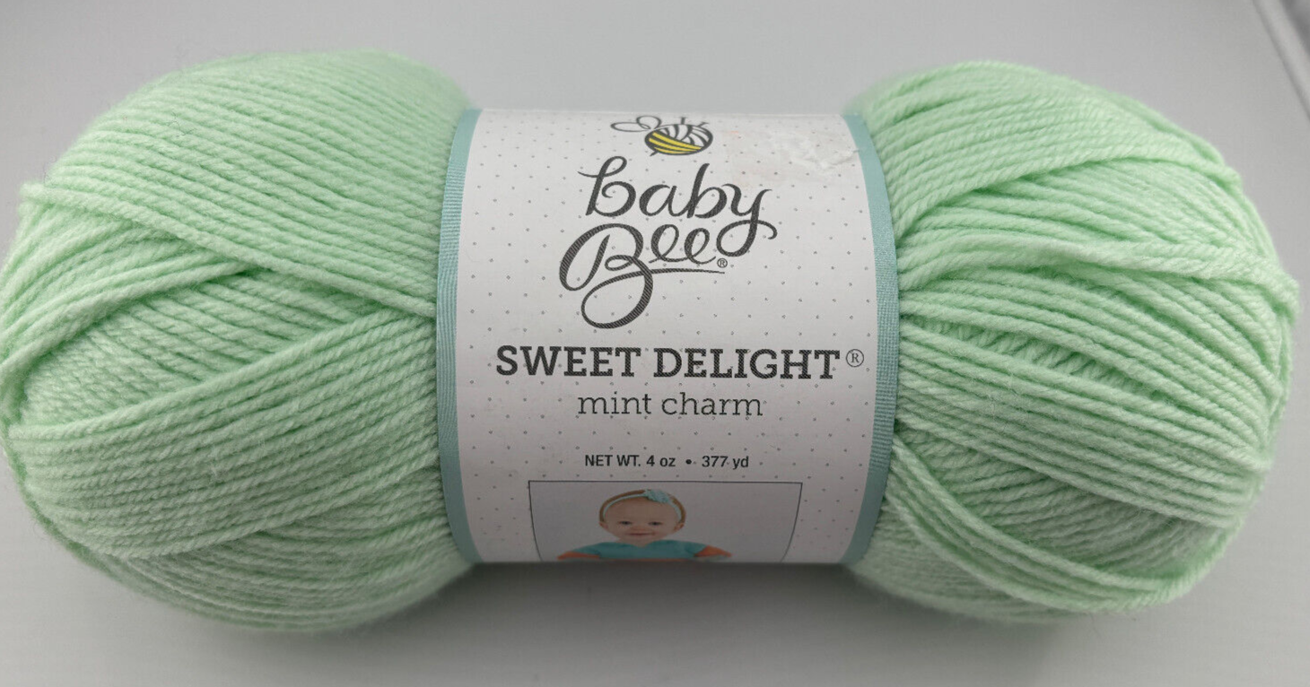 Baby Bee Yarn Bee Sweet Delight - MINT CHARM - #3 light/DK Weight Yarn ...