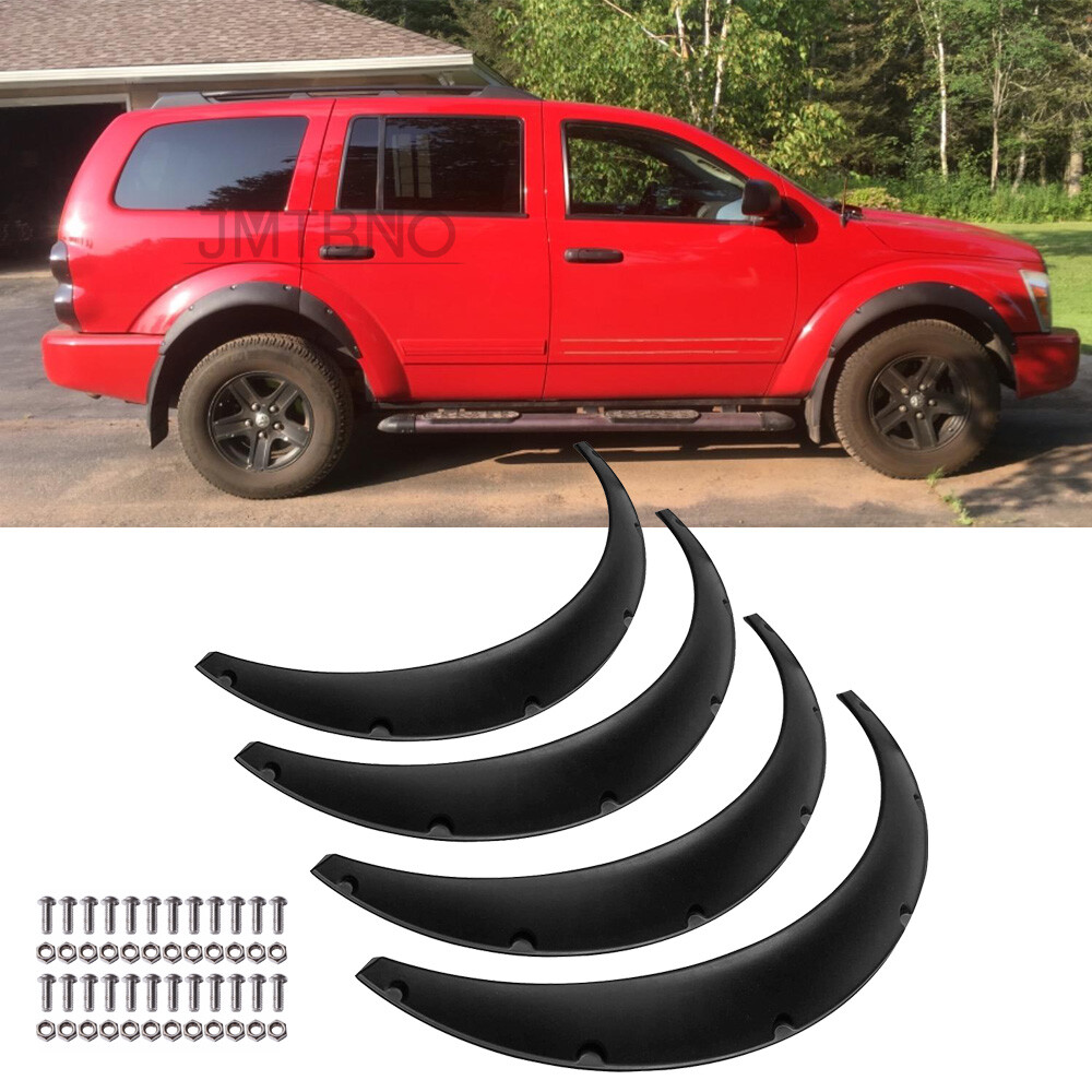 For Dodge Durango 4.5" Wheel Arches Fender Flares Extra Wide Body Kit ...
