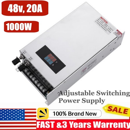 1KW 20A Adjustable Current and Voltage DC 0-48V DC Switch Mode Power ...