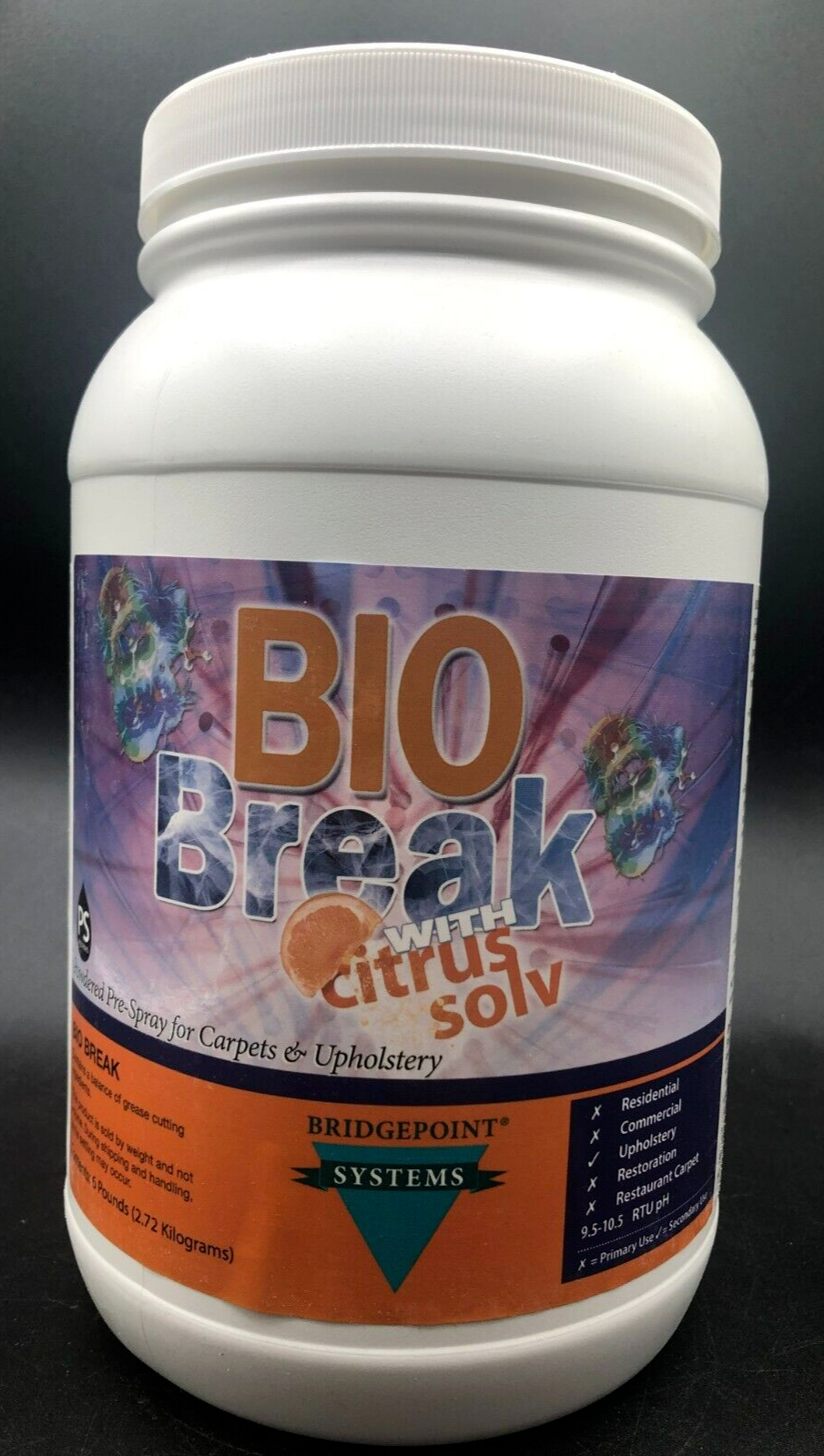 BIO BREAK With Citrus Solv, Powdered Pre-Spray for Carpets & Upholstery ...