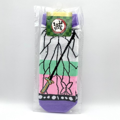 Demon Slayer Socks Shinobu Kocho Breath of insect Size 22-25 cm Kimetsu ...
