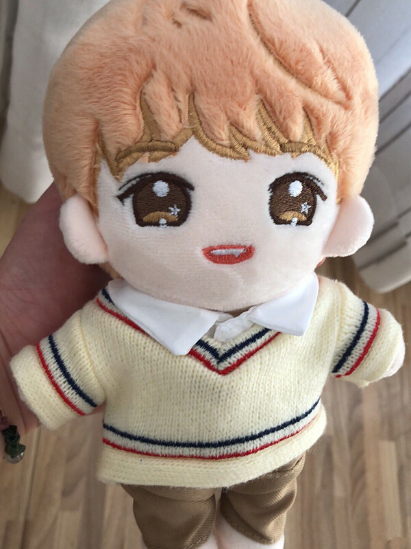 20cm/8'' KPOP Plush RENJUN Doll Body with Clothes Suit Child Playmate ...