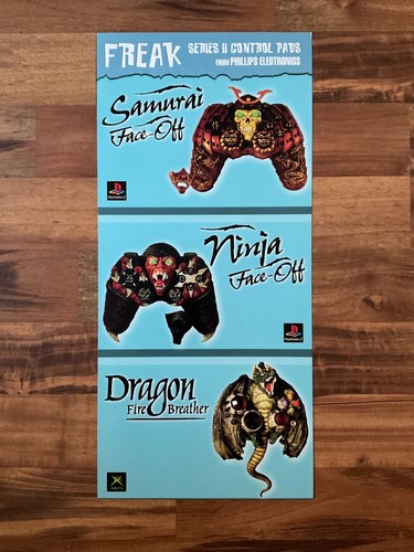 XBOX PlayStation PS2 FREAK Controllers 12x26 Video Game Store Display ...