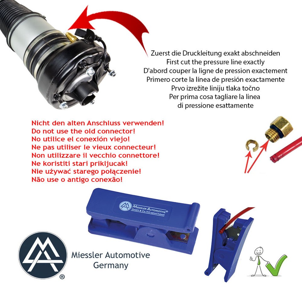 Audi A8 D4 4H Shock-absorber Air suspension strut front 4H0616039AP | eBay