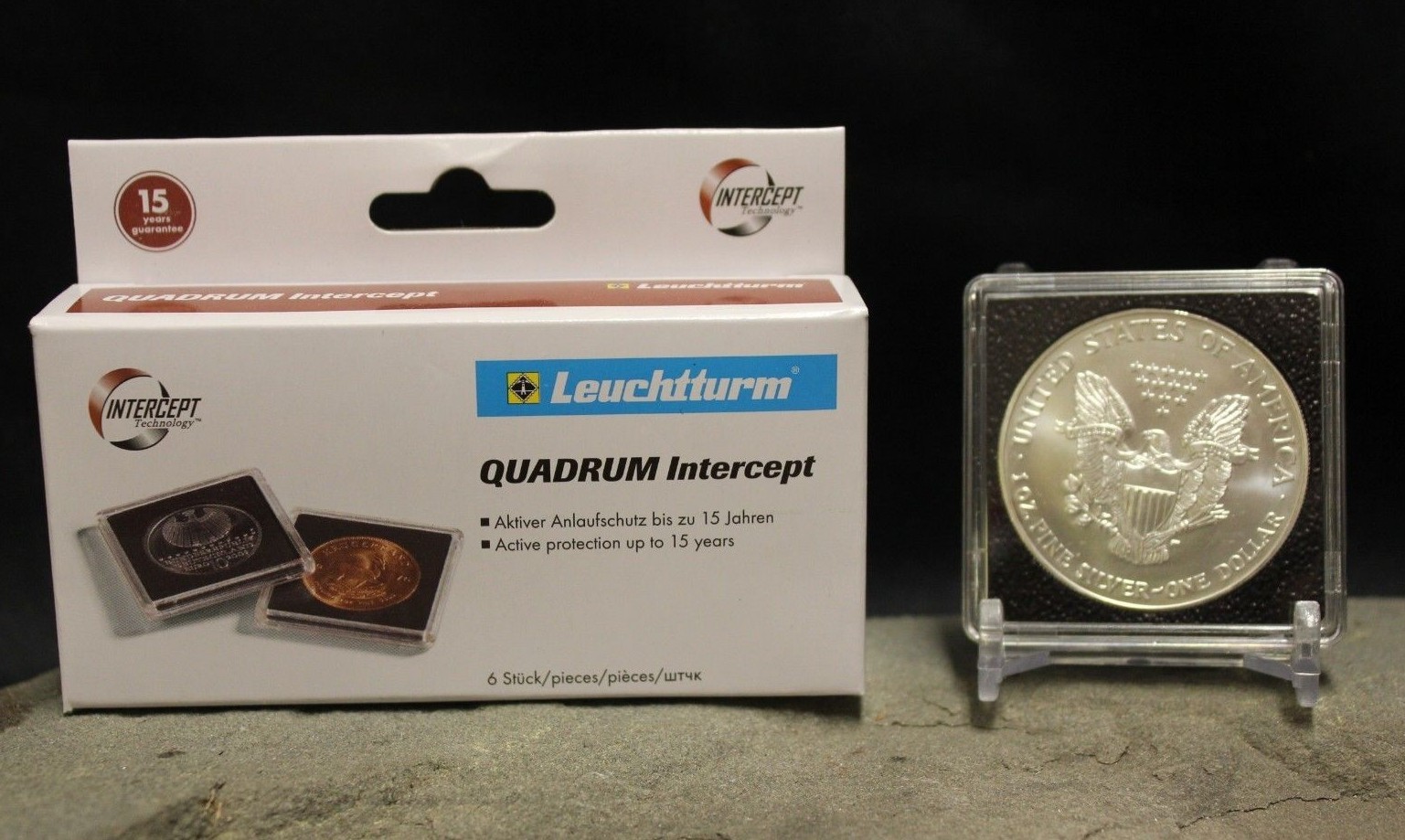 12 Silver Hercules 50 Francs Quadrum INTERCEPT 2x2 Coin Holder Snap Capsule Case | eBay