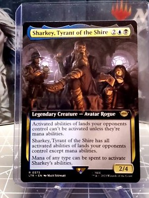 MTG Sharkey, Tyrant of the Shire Universes Beyond: The Lord of the ...