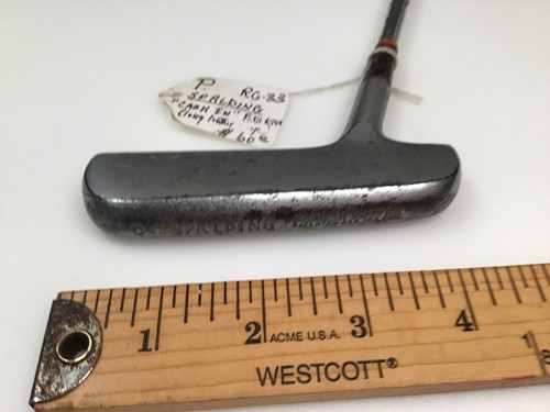 Spalding Cash-In Putter RH 34.25” Steel Shaft & Leather Grip | eBay