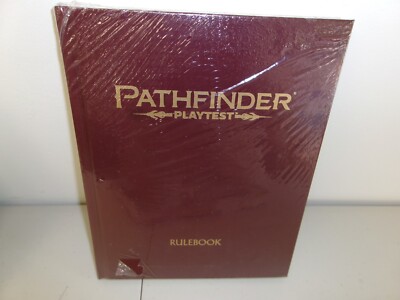 Pathfinder RPG Playtest Rulebook Hardcover Special Edition Sealed, New ...