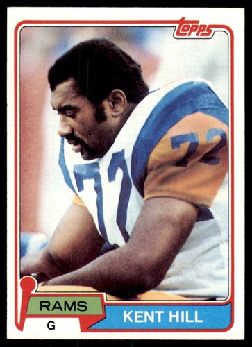 1981 TOPPS KENT HILL LOS ANGELES RAMS #62 | eBay