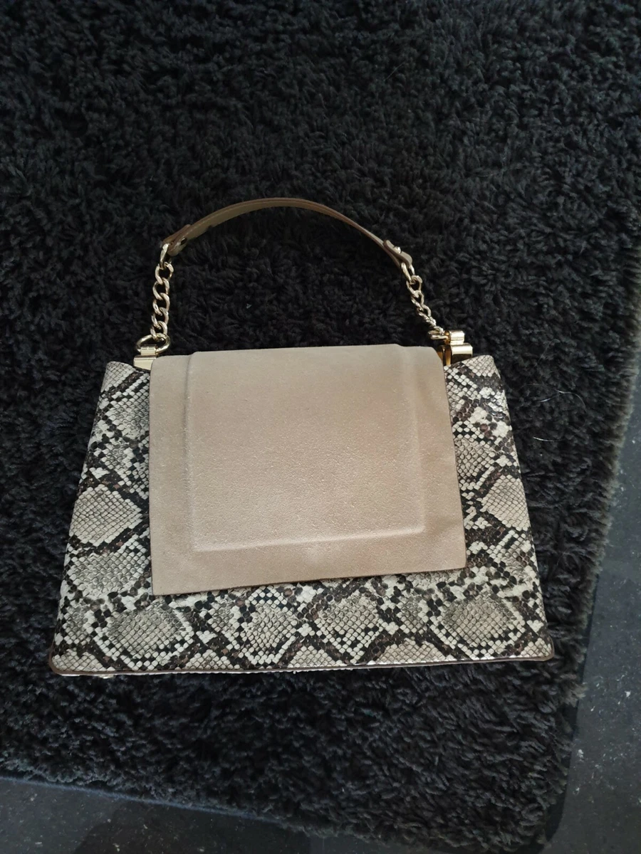 Arbeit Furche Geschäftsbeschreibung tasche schlangenoptik beige ...