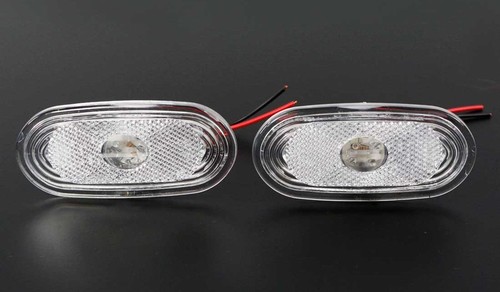 2x 12V LED Side Front Marker White Lights for VW Volkswagen Crafter OEM ...