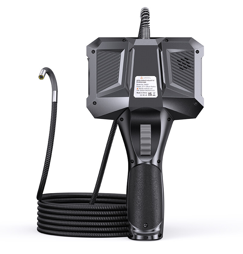 ANCEL AN301 6.2mm Articulating Borescope 2-Way 210° Industrial ...