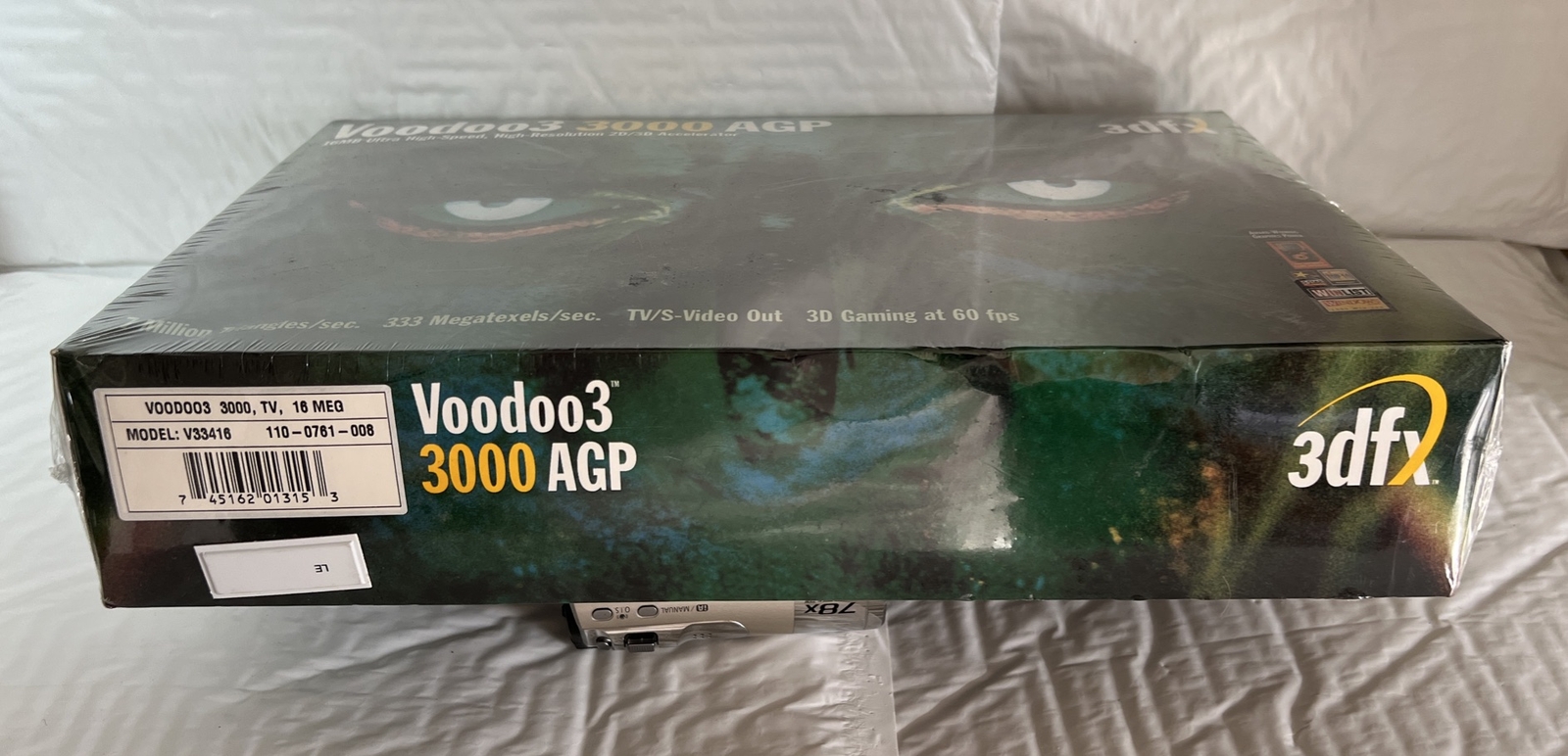 3dfx Voodoo 3 3000 AGP GPU 16MB graphics card ~ NEW in Box ~ Sealed ...