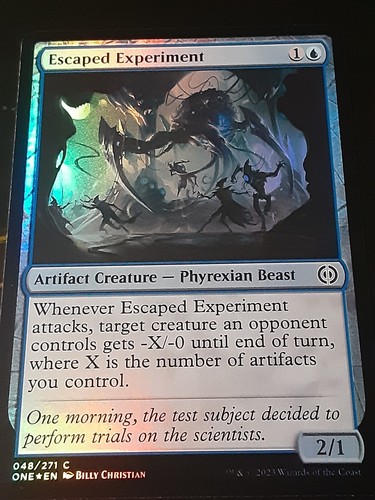 Escaped Experiment FOIL , Phyrexia AWBO , Near Mint , MTG ,FREESHIPPING ...