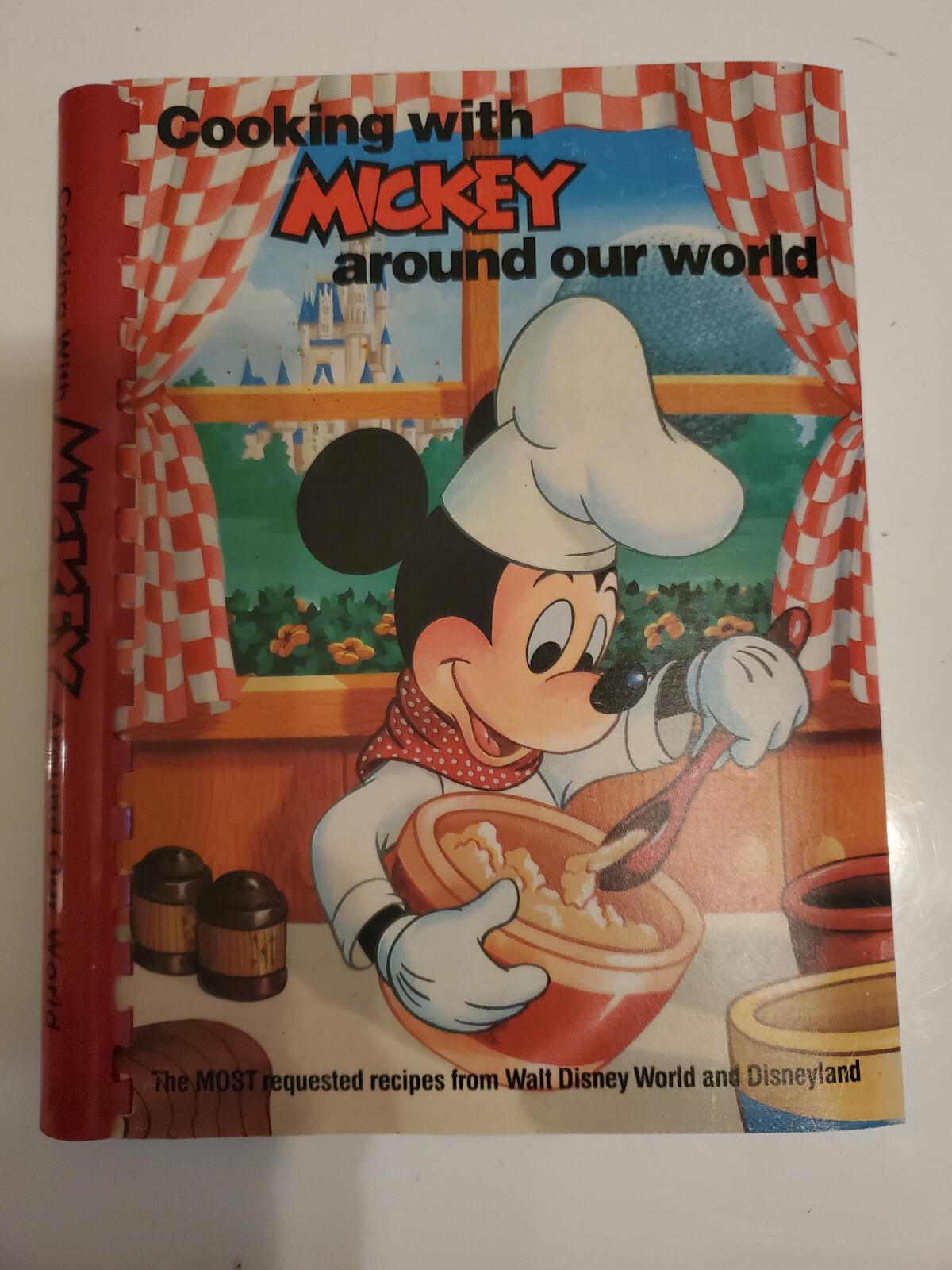 Rare Cooking with Mickey Around Our World Walt Disney 1987 Disneyland ...
