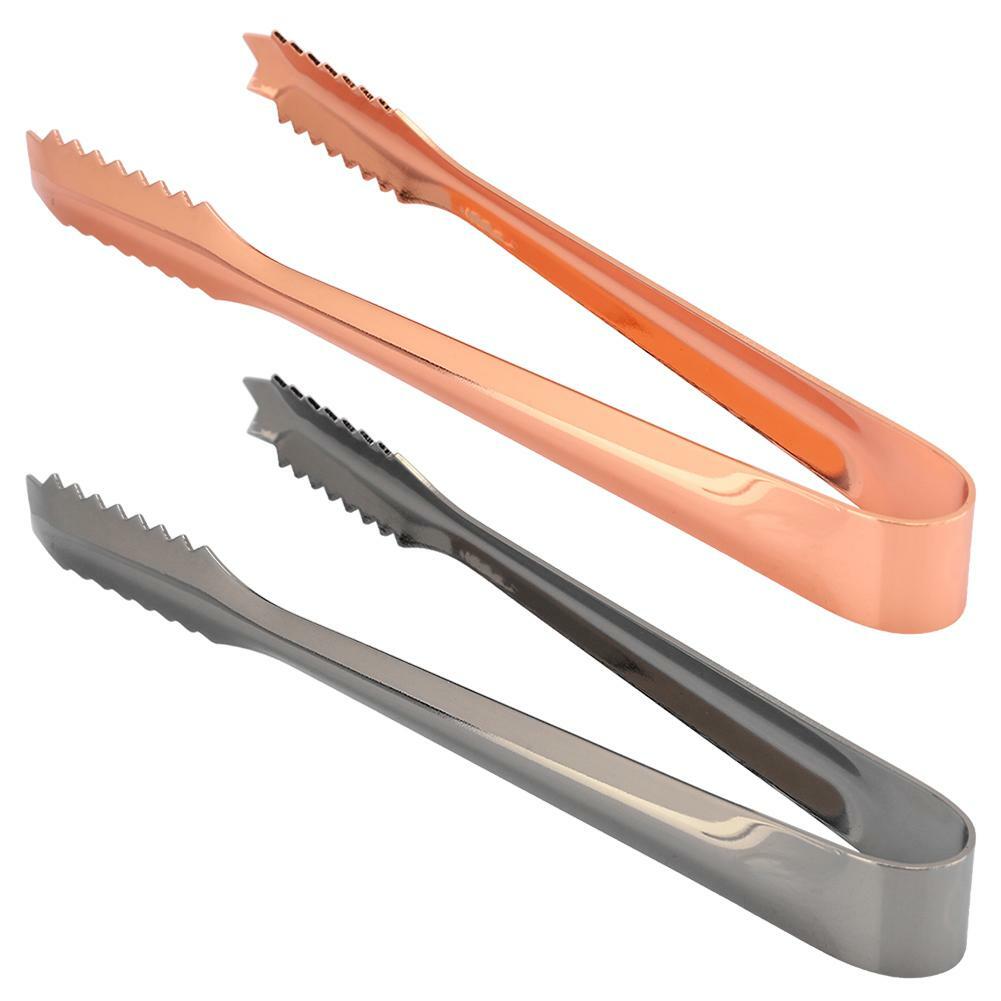 Stainless Steel Kitchen Cooking Food Salad Ice Tong Non-slip Clip Bar ...