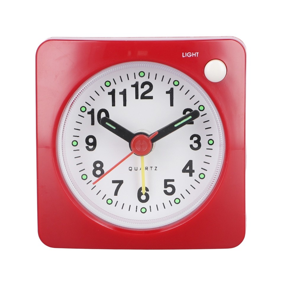 Lightweight And Easy To Carry Portable Sweep Travel Alarm Clock Quartz ...