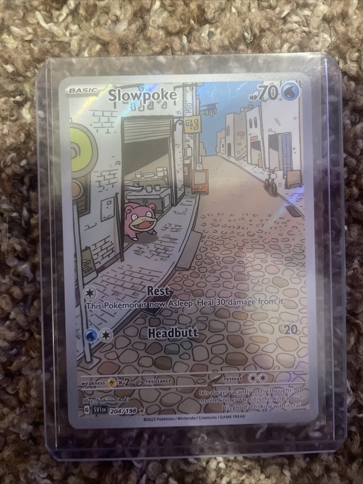 Slowpoke 2023 Scarlet & Violet #204/198 Illustration Rare Price Guide ...