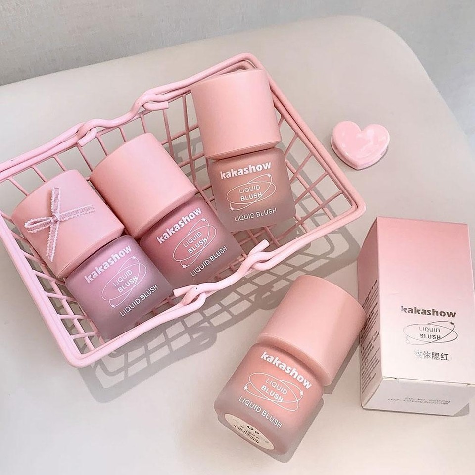 Long-lasting Liquid Blush Color Developing Low Saturation Lip Glaze ...