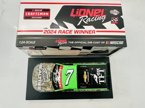 KYLE BUSCH HAND SIGNED 2024 TEAM REALTREE TEXAS WIN 1/24 NASCAR TRUCK ...