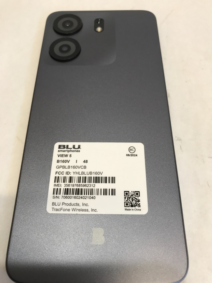 BLU View 5 B160V 64GB TracFone/Straight Talk ONLY Tested & Working ...