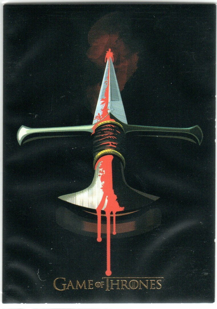 GAME OF THRONES SEASON 4 BEAUTIFUL DEATH GOLD PARALLEL INSERT CARD BD8 ...