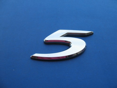 06 07 08 09 10 MAZDA 5 MAZDA5 REAR CHROME EMBLEM LOGO BADGE SIGN USED ...