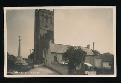 Somerset BLEADON Parish Church Used 1914 RP PPC Viners Series | eBay UK