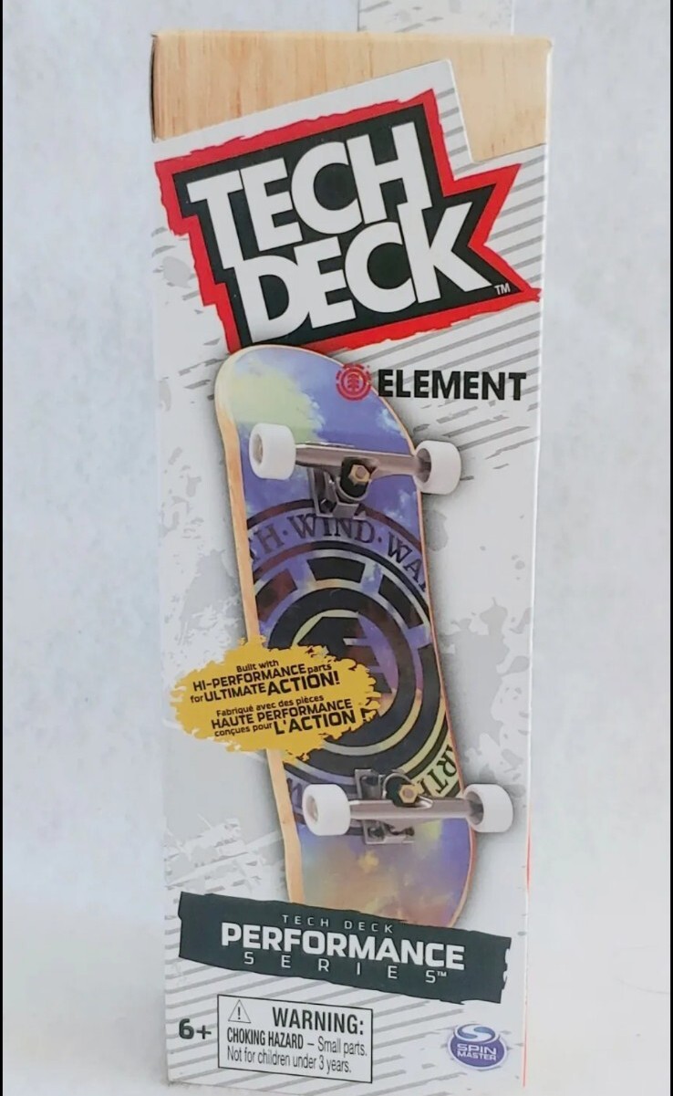Tech Deck Performance Series ELEMENT Mini Wood Fingerboard Skateboard ...