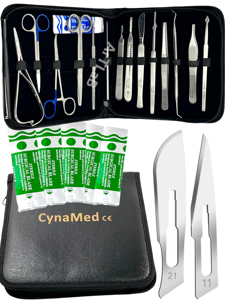 Premium 55 Pc Army Surgical Kit Sutures, Scalpel, Hemostats - Military ...
