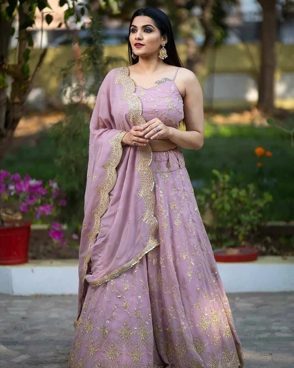 Purple Indian Lenghas