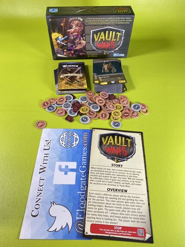 Vault Wars Board Game by Floodgate Games 728028379631| eBay