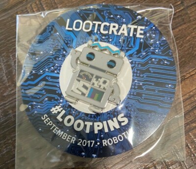 Loot Crate Loot pins September 2017 - Robotic | eBay