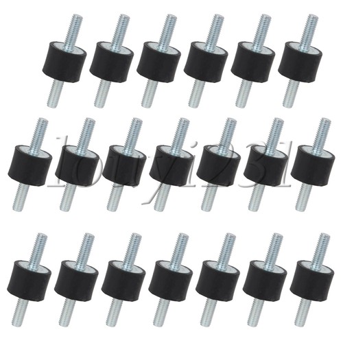 Double Screw Vibration Isolator Mounts Silent Block 20x15mm M6 Set of ...