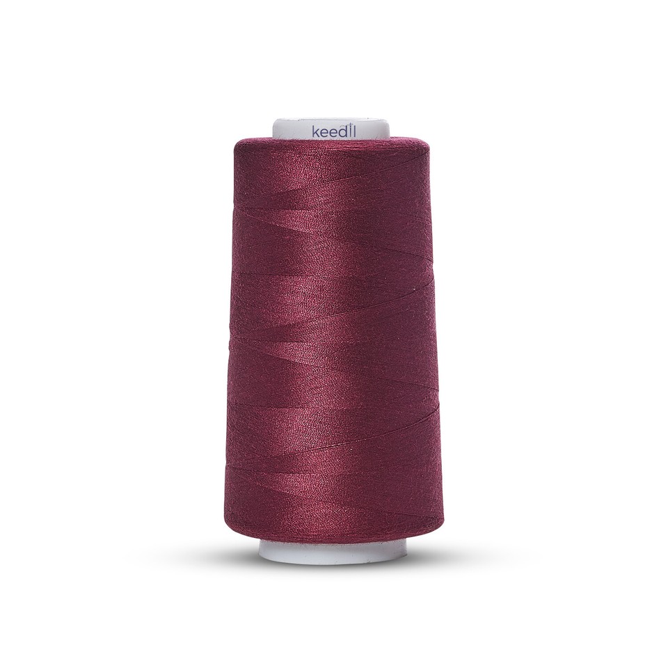 Keedil® All Purpose 2-Ply 40 Weight Polyester 3000 Yard Serger Thread ...