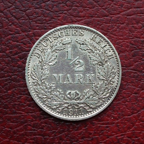 Germany 1911A silver half mark | eBay UK