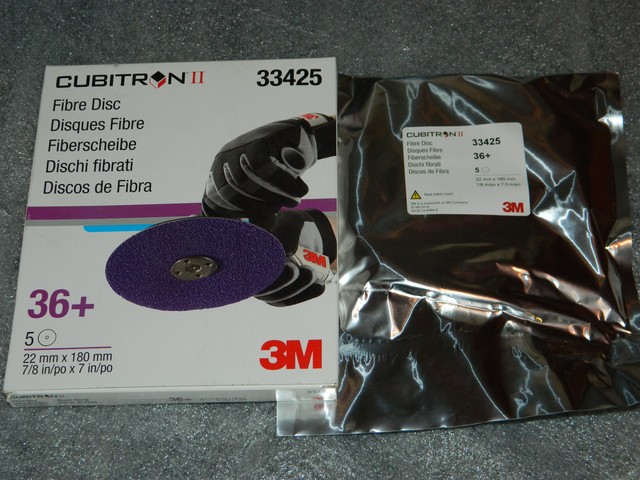 3M 33415 5" X 7/8" Cubitron II Abrasive Fibre 60 Grade Disc for sale ...