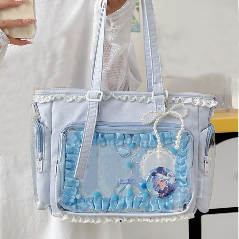 Japanese Preppy Style Girls Ita Bag Itabag Student JK Shoulder Bag ...