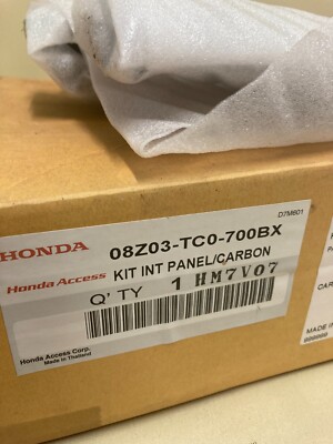 Genuine Honda OEM Car Part - 08203 TC0 700BX KIT INTERIOR PANEL CARBON ...