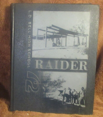 1972 Lawrence D Bell High School Yearbook Hurst Texas the Raider | eBay