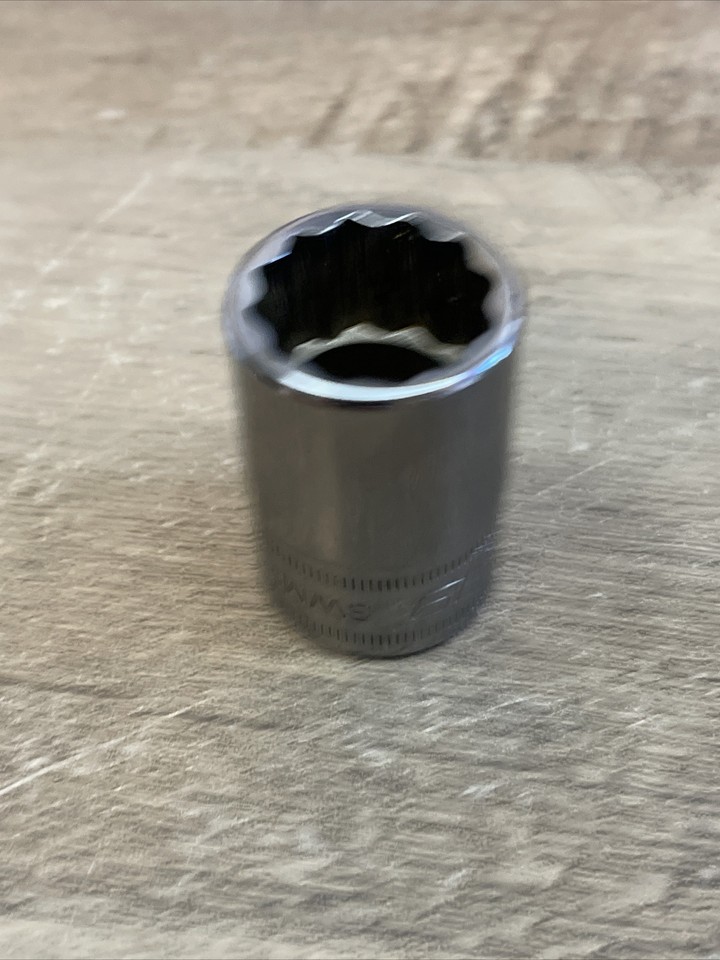 Snap-on Tools USA NEW 1/2" Drive 19mm Metric 12 Point Shallow Socket ...