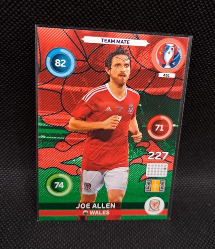 Joe Allen card - Panini Adrenalyn XL Euro 2016 - Team Mate- #227 | eBay