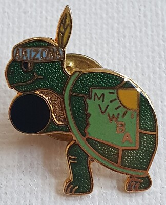 Vintage MESA VALLEY ARIZONA WBA Women's Bowling Assoc. Turtle MVWBA ...