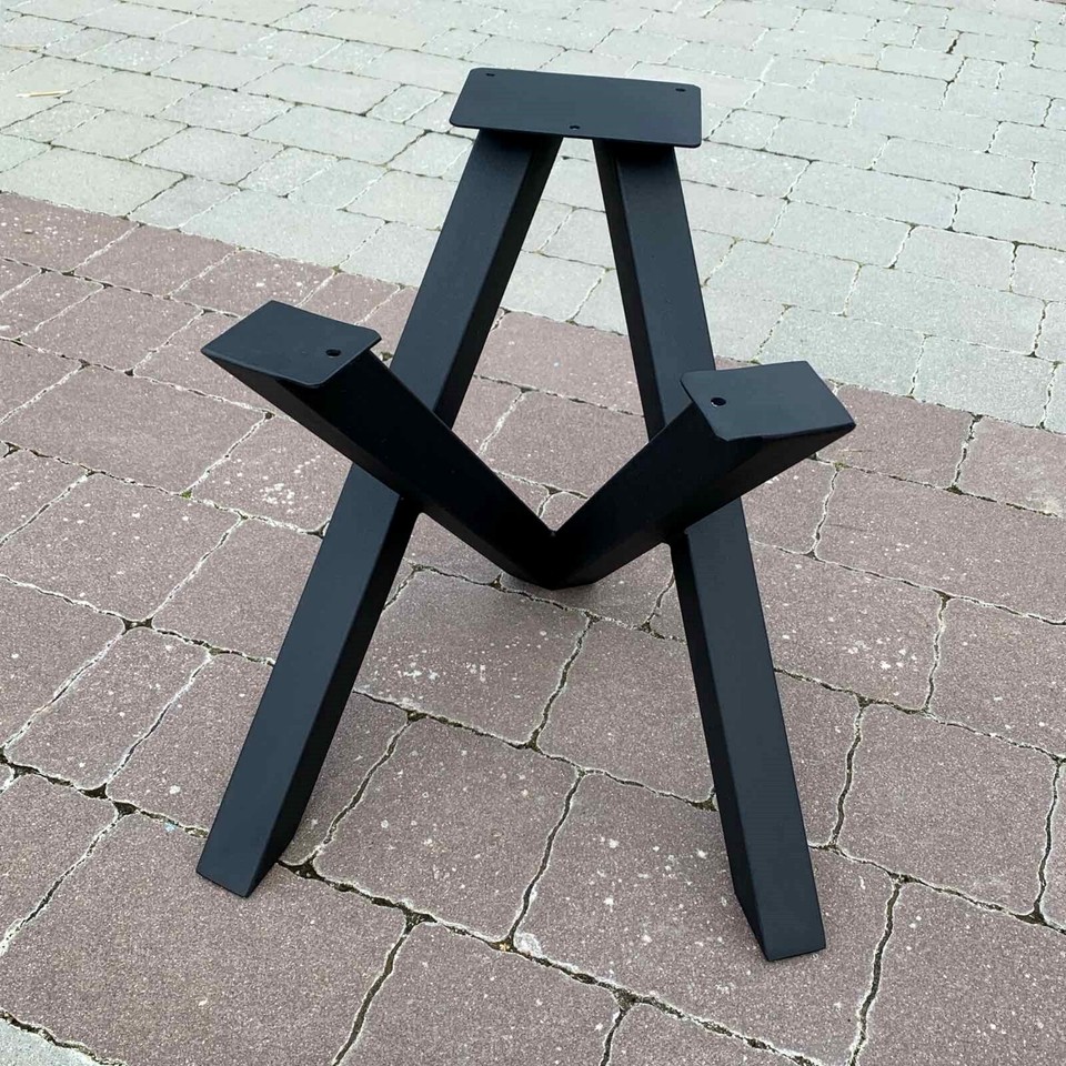 Unique Metal Coffee Table Base, Metal Table Legs, Full Frame, Steel ...