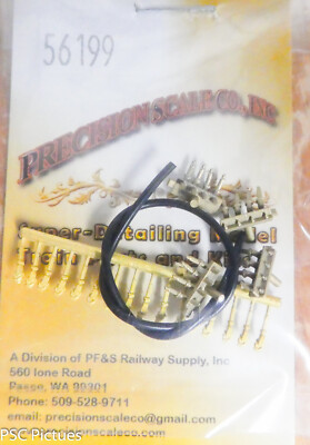 Precision Scale O #56199 Connectors, MU, w/Hose On Bracket, 4-Hose (2nd ...