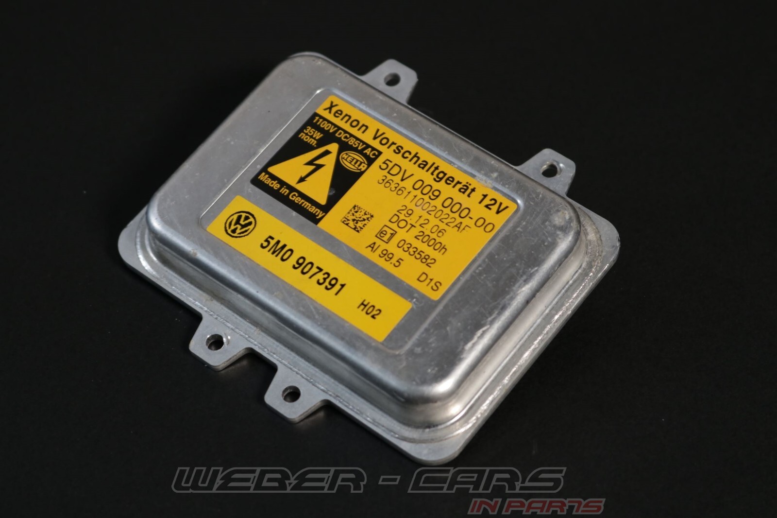 5M0907391 Xenon Control Unit for Headlight Ballast OEM VW Golf Plus 5M ...